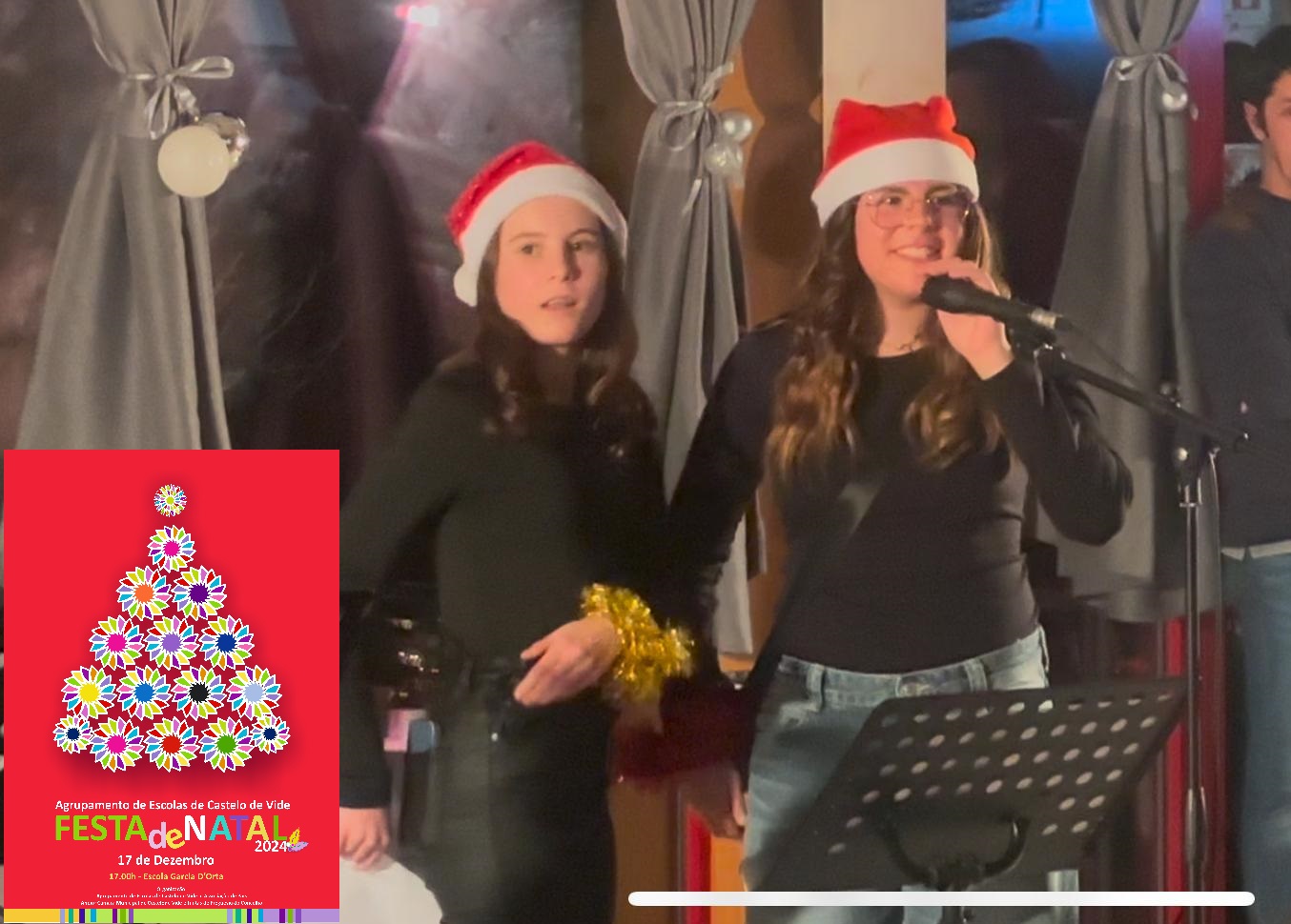Festa de Natal 2024 - notícia - Agrupamento de Escolas de Castelo de Vide